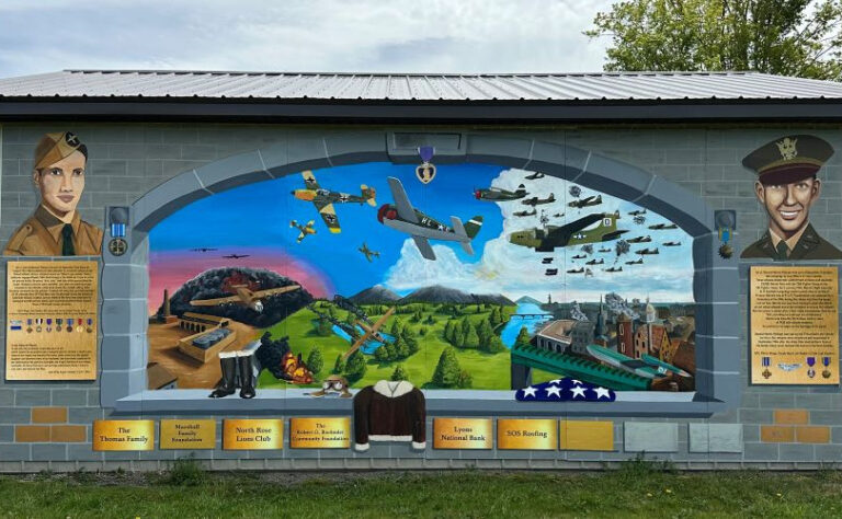 Rose Mural Dedication for WW2 Heroes on Monday – Finger Lakes Daily News
