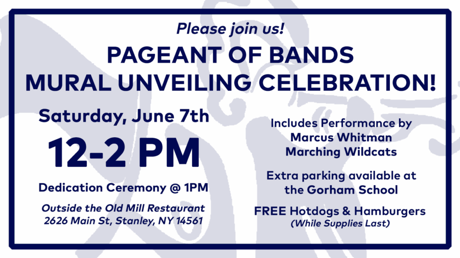 Pageant Of Bands Mural Unveiling – Finger Lakes Daily News