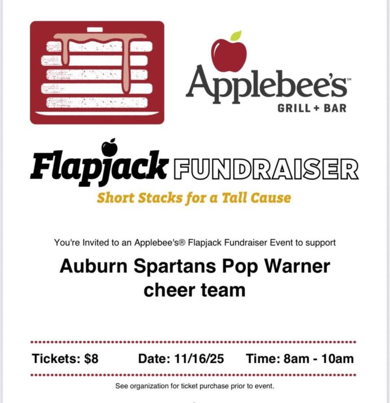 Auburn Spartans Cheer Flapjack Fundraiser – Finger Lakes Daily News