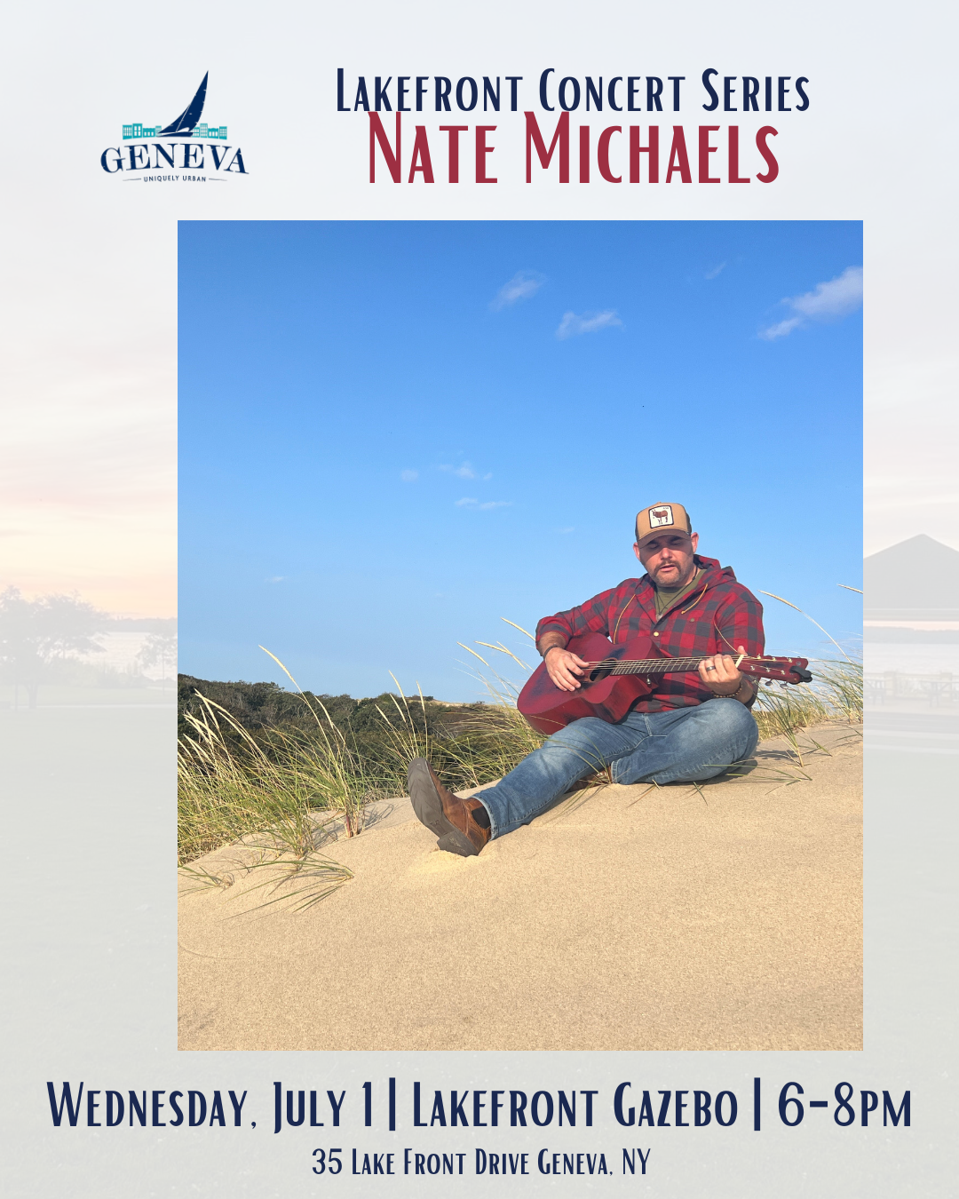 Geneva Lakefront Concert Series: Nate Michaels – Finger Lakes Daily News